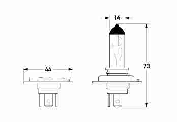 Halogen Bulb Dimensions